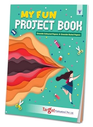 A4 Size My Fun Project Books for Kids | 1 Side Ruled & 1 Side Colored ...