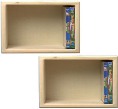 Amazon.com: 2 New Blu Ray DVD Storage Box - Handcrafted in the USA ...