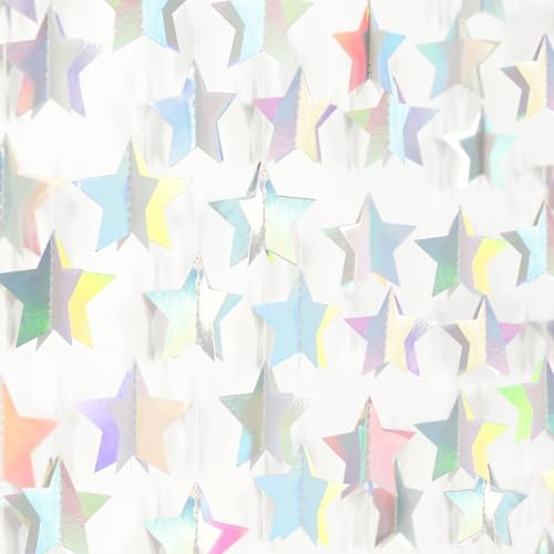 Amazon.com: Iridescent Disco-Holographic Party-Decorations Christmas ...