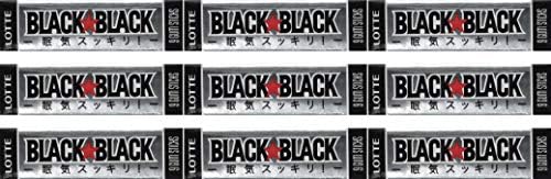 Amazon.com : Lotte Black Black Gum 1.02oz (9pack) : Grocery & Gourmet Food