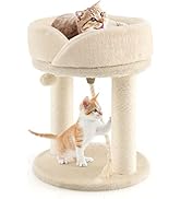 Amazon.com : Tangkula Cat Tree for Indoor Cats, 40 Inch Multi-Level Cat ...
