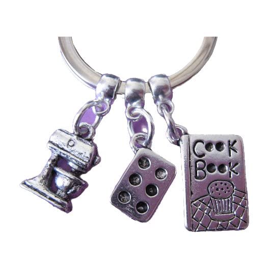 Cooking Keyring Cook Book Baking Gift for a Baker Cook Chef Gift ...