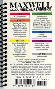 Maxwell Quick Medical Reference 5th (fifth) edition: Robert W. Maxwell ...