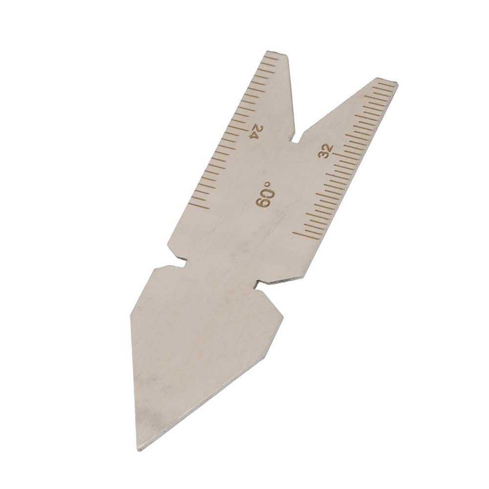 Snapklik.com : Stainless Steel Fishtail Center Gauge Screw Thread Lathe ...