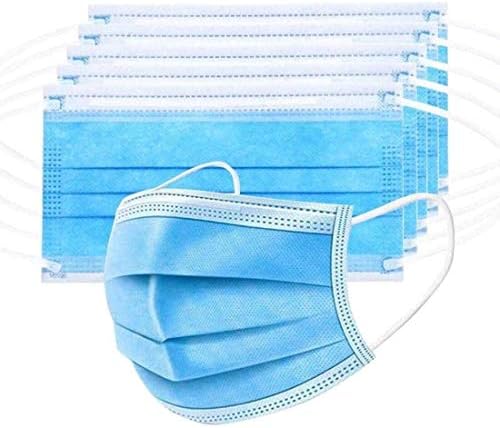 Pack of 50 Surgical Disposable Face with Elastic Strap 3 Layered Filter ...