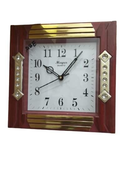 Buy OM SAI RAM Trading Company |Wall Clock Plastic and Glass Silent ...
