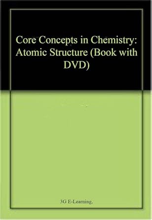 Core Concepts in Chemistry: Atomic Structure (Book with DVD) - 9781984637666 - Livros na Amazon ...