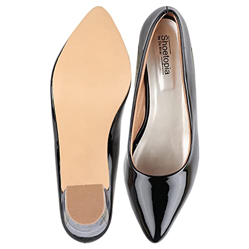 Buy Shoetopia Women & Girls Pointed Toe Stylish Pumps/Belly-240/Black ...