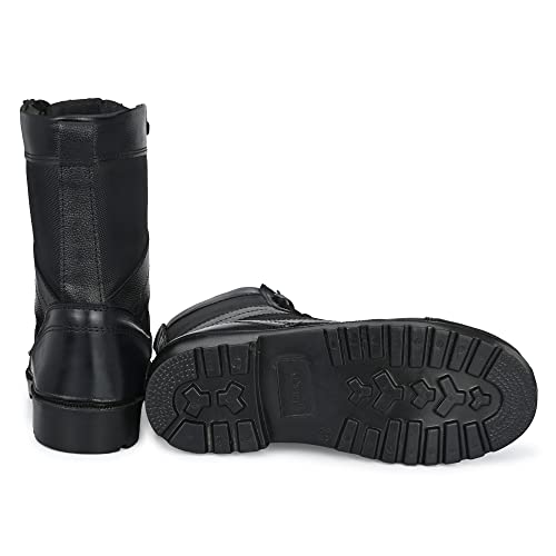 OMEE GOLD Men's Genuine Leather Para Commando NCC/Military/Army Combat ...