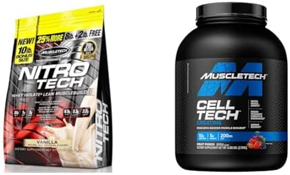 Amazon.com: MuscleTech Nitro-Tech Whey Protein Powder Isolate ...