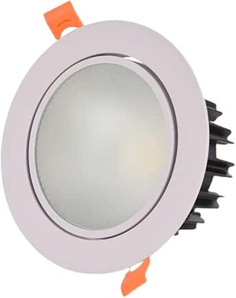 Down Lights Indoor Ceiling recessed Light Round Glass Panel Downlight ...