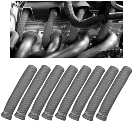 Amazon.com: Sylvil 8 PCS Spark Plug Wire Boots, 6 Inch 1200° Automotive ...