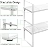 Amazon.com: SOFRON Expandable Cabinet Storage Shelf Stackable Organizer ...