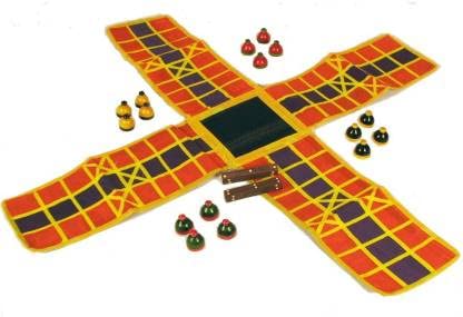 Buy GENERIC Toys of India Pachisi Pagade Thayam Chaupad Ludo Indian ...