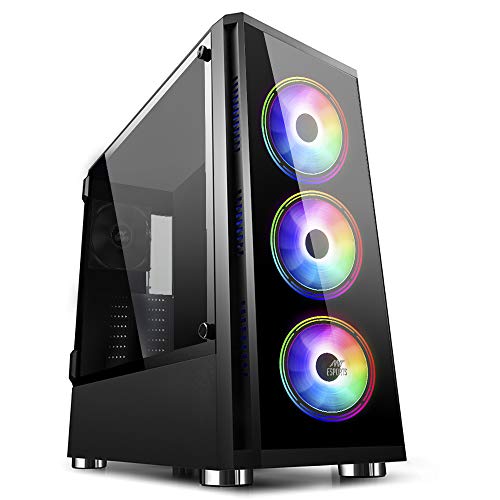 Ant Esports ICE-120AG Mid Tower Computer Case I Gaming Cabinet Supports ...