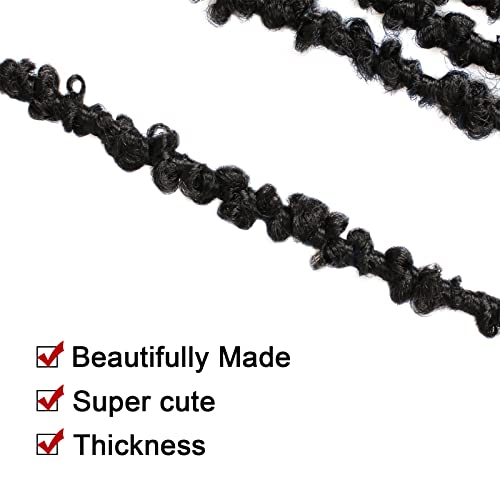 Xtrend 6 Packs Butterfly Locs Crochet Hair 30 Inch Black Pre Looped ...