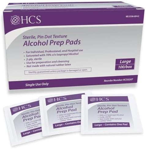 Amazon.com: Care Touch Alcohol Wipes Individually Wrapped - Prep Pads ...