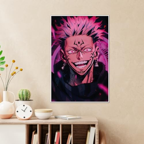 TenorArts Sukuna Poster Jujutsu Kaisen Anime Wall Poster with Thick 300 ...