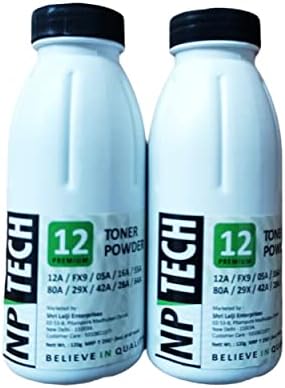 NP TECH Premium Black Toner Powder 12 for HP Printer Toner Cartridge ...