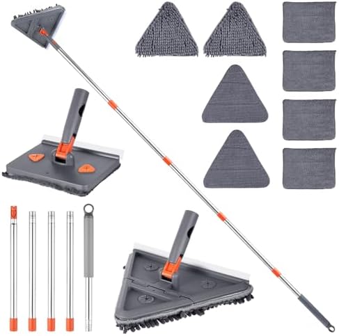 Faankiton Wall Cleaner Mop with Squeegee, Wall Cleaning Tool, Wall and ...