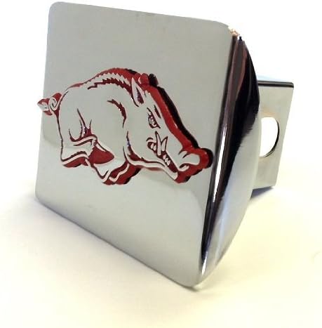 Amazon.com: University of Arkansas Razorbacks"Bright Polished Chrome ...