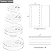 Amazon.com: Acrylic Cake Disc, Round 4.5/6.5/8.5/10.5 Inch Acrylic Cake ...