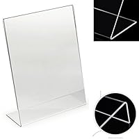 NISUN Double Sided Clear Acrylic Display Stand A4 Paper Holder, Acrylic ...