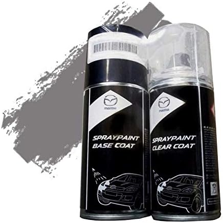 Genuine Mazda Machine Grey 46g Spray Paint Base Coat and Lacquer ...