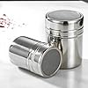 Amazon.com: 4 Pcs Powdered Sugar Shaker with Lid, Stainless Steel Fine ...