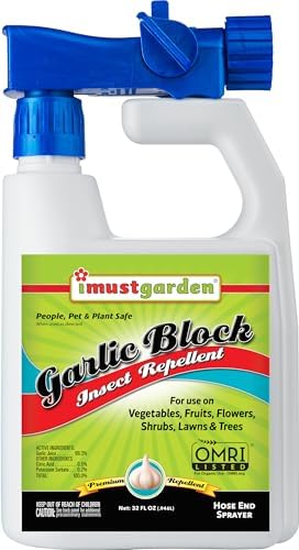 Amazon.com: Garlic Barrier 32 oz Insect Repellent White : Health ...
