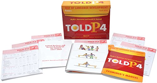 TOLD P4 Test of Language Development Primary Fourth Edition: Amazon.com ...