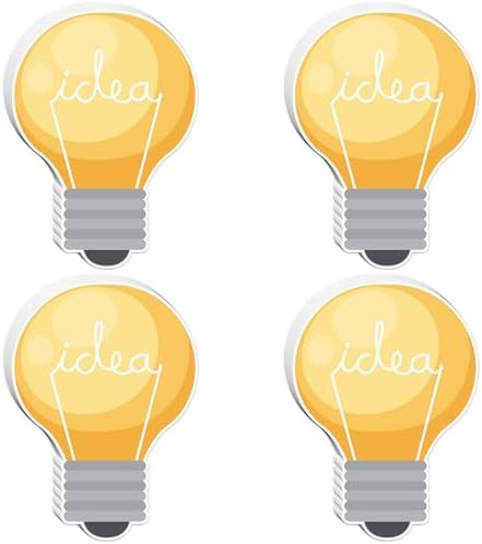 Amazon.com: Lucleag 50 PCS Light Bulb Cutouts for Bulletin Board ...