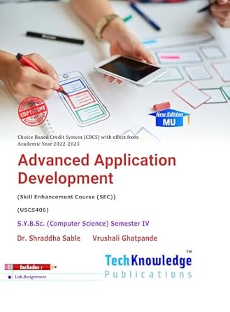Buy Advanced Application Development For Mumbai University B.SC ...