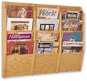 Amazon.com : Charnstrom 12 Pockets Triple Wall Rack (1326) : Office ...