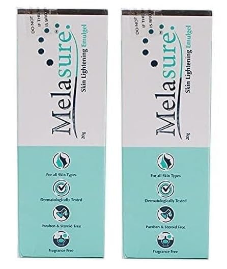 Melasure Skin Lightening Emulgel - 20 gm, Pack Of 2 : Amazon.in: Beauty