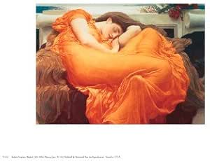 Amazon.com: Flaming June, c.1895'' - Poster by Frederic Leighton (10x8 ...