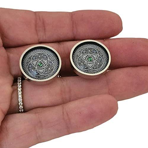 Amazon.com: Celtic Knot Cufflinks and Lapel Tie Pin Irish Scottish ...