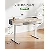 Amazon.com: Marsail Electric Standing Desk Whole-Piece Desktop 48 x 24 ...
