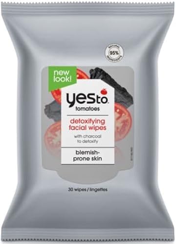 Amazon.com: Yes To Face Wipes for Women and Men, Charcoal Facial ...