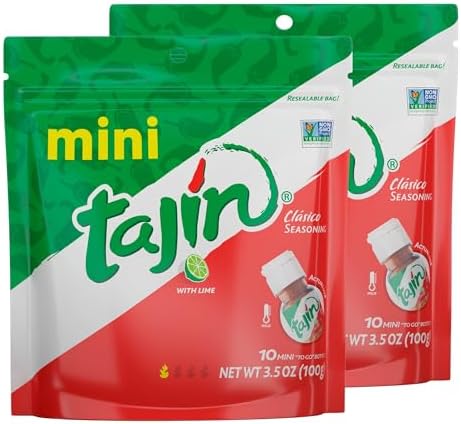 Amazon.com : Tajín Clásico Seasoning, Mini Tajín Mexican Seasoning 1.6 ...