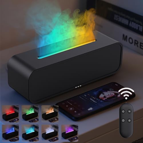 Amazon.com: Biupky 7 Colors Changing Essential Oil Diffusers ...