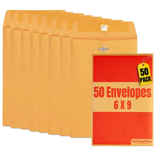 Snapklik.com : 1InTheOffice Brown Envelopes 6x9, Manilla Envelopes