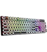 Amazon.com: Redragon K710 Wireless Typewriter Style Mechanical Gaming ...