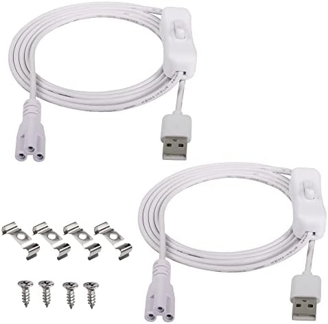 Amazon.com: SinLoon USB to T5 T8 Power Switch Cable,T5 T8 LED Lamp ...