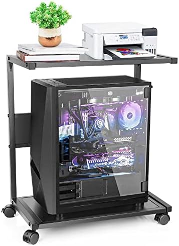 Amazon.com: 360Tronics Computer Tower Stand, 2-Tier Extra Larger Gaming ...