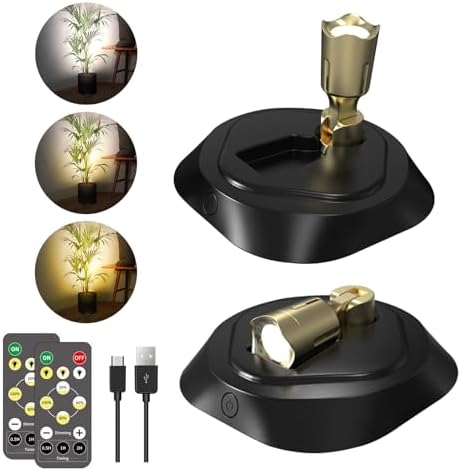 Wireless LED Spotlight Indoor, Rechargeable Battery Operated Floor ...