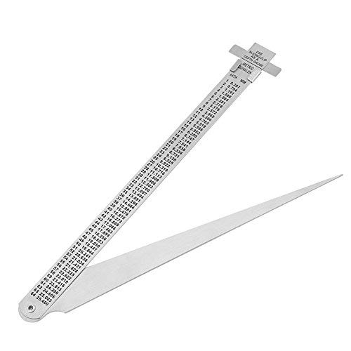 Buy Welding Taper Gauge Stainless Steel Welding Gap Wedge Depth Ruler ...