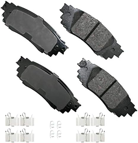 Amazon.com: Akebono ACT1879 Ultra-Premium Ceramic Rear Disc Brake Pads ...