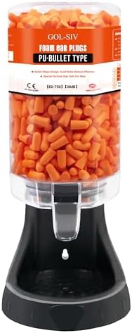 Amazon.com: GOL-SIV Ear Plugs Dispenser,with 1000Pcs Refillable SNR ...