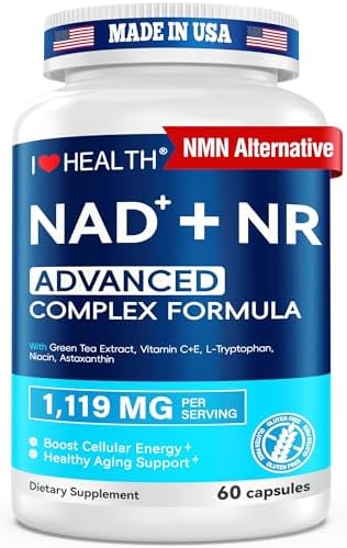 Amazon.com: NAD Supplement 1119 mg with NR | Advanced Complex | NMN ...